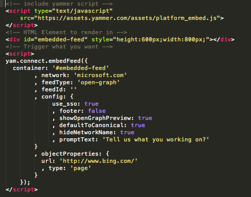 Yammer-Platform-Demo