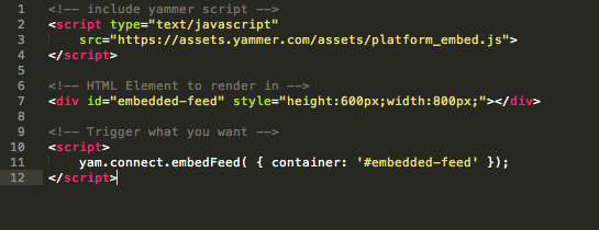 Yammer-Platform-Demo